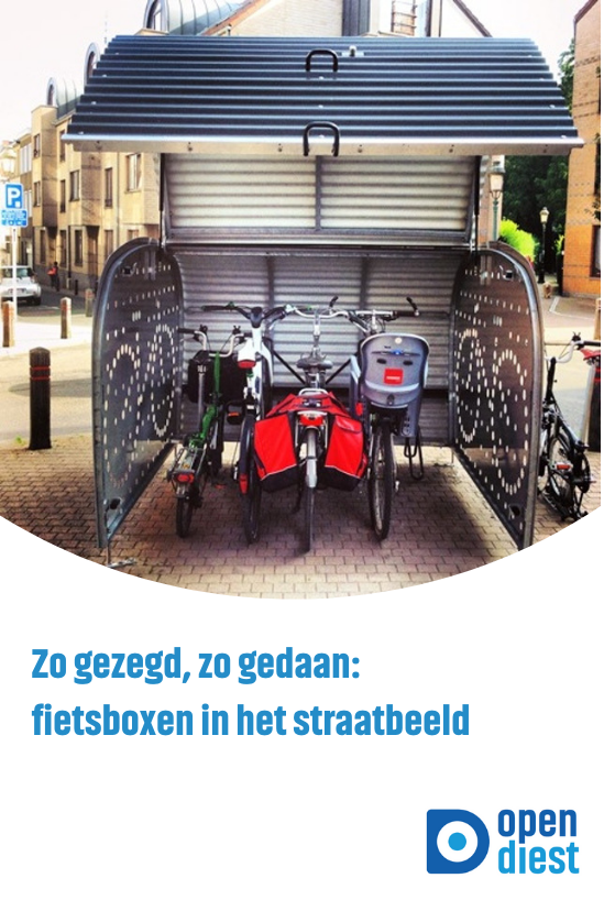 Proefproject fietsboxen - Open Diest